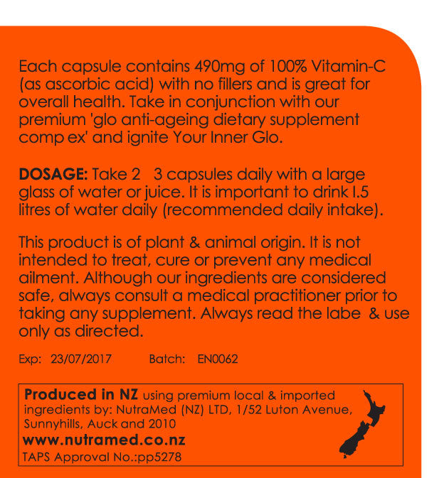 100% Vitamin C – glo® By NutraMed